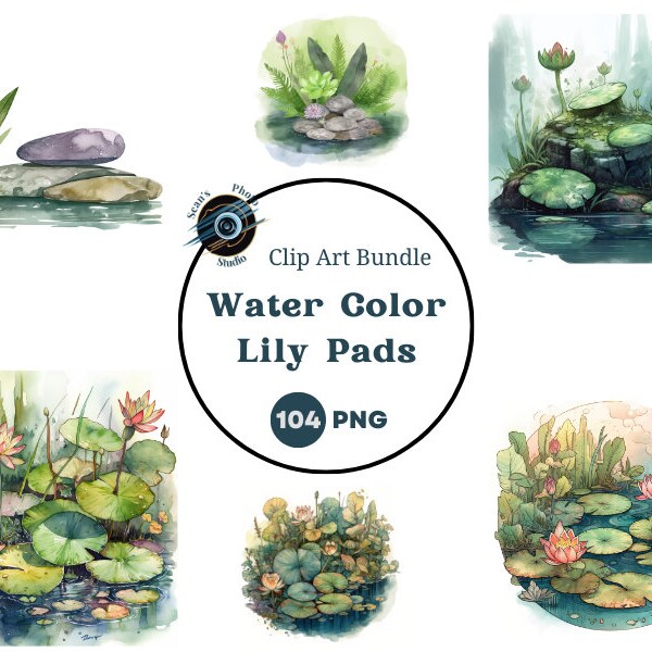 Pond Clipart - Etsy
