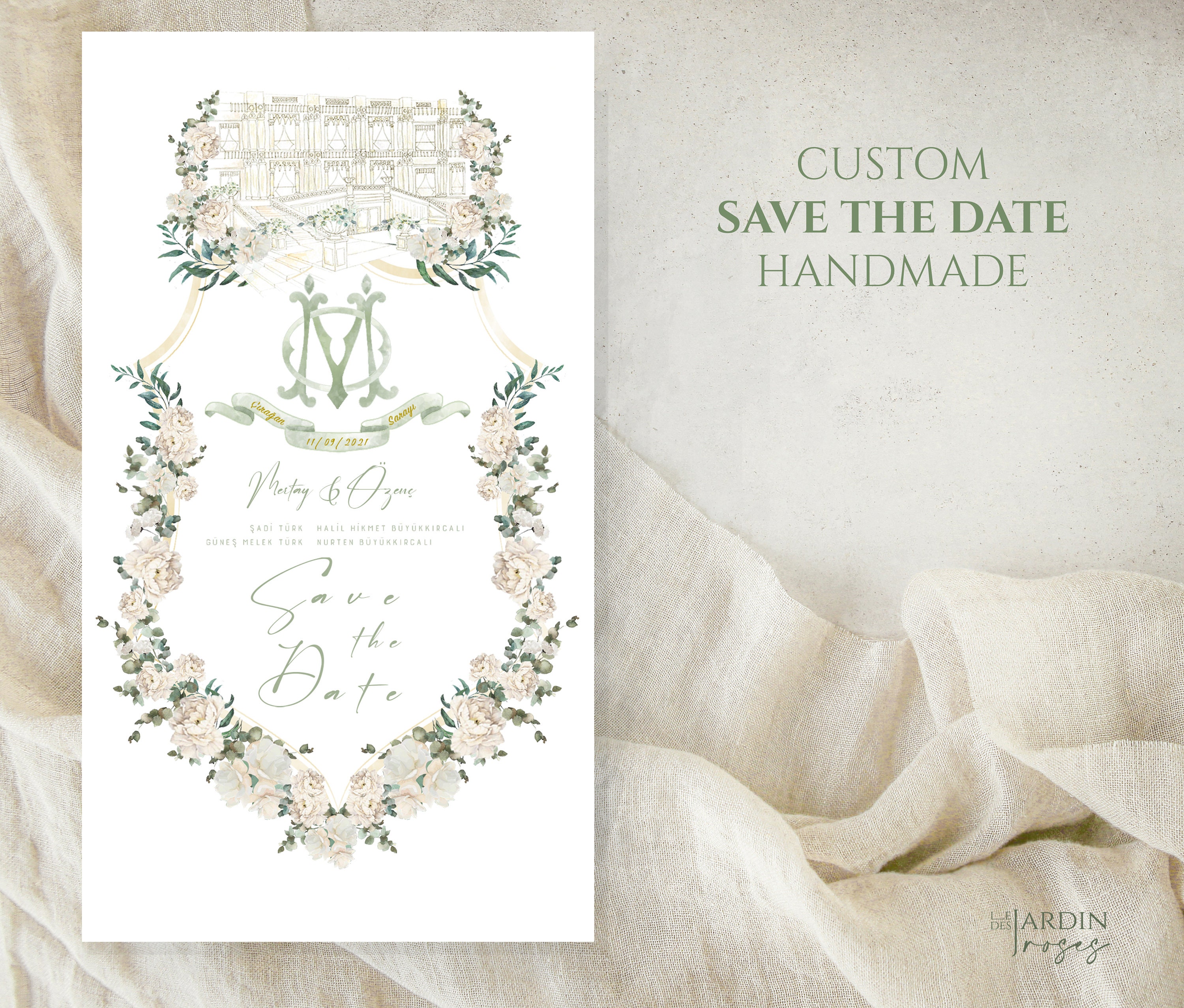 Digital Customized Save the Date I Save the Date I Personalized Wedding ...