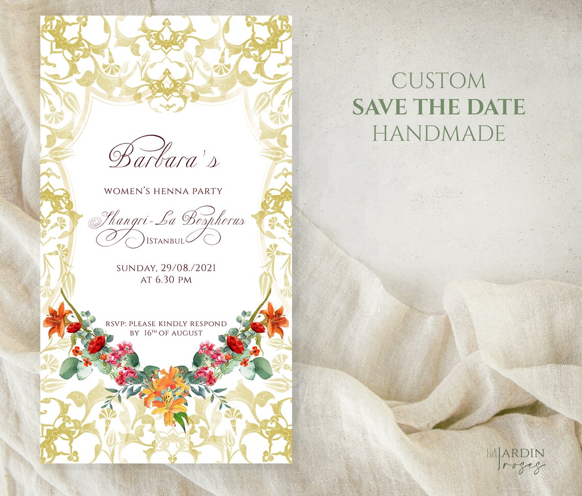 Digital Customized Save the Date I Save the Date I Personalized Wedding ...