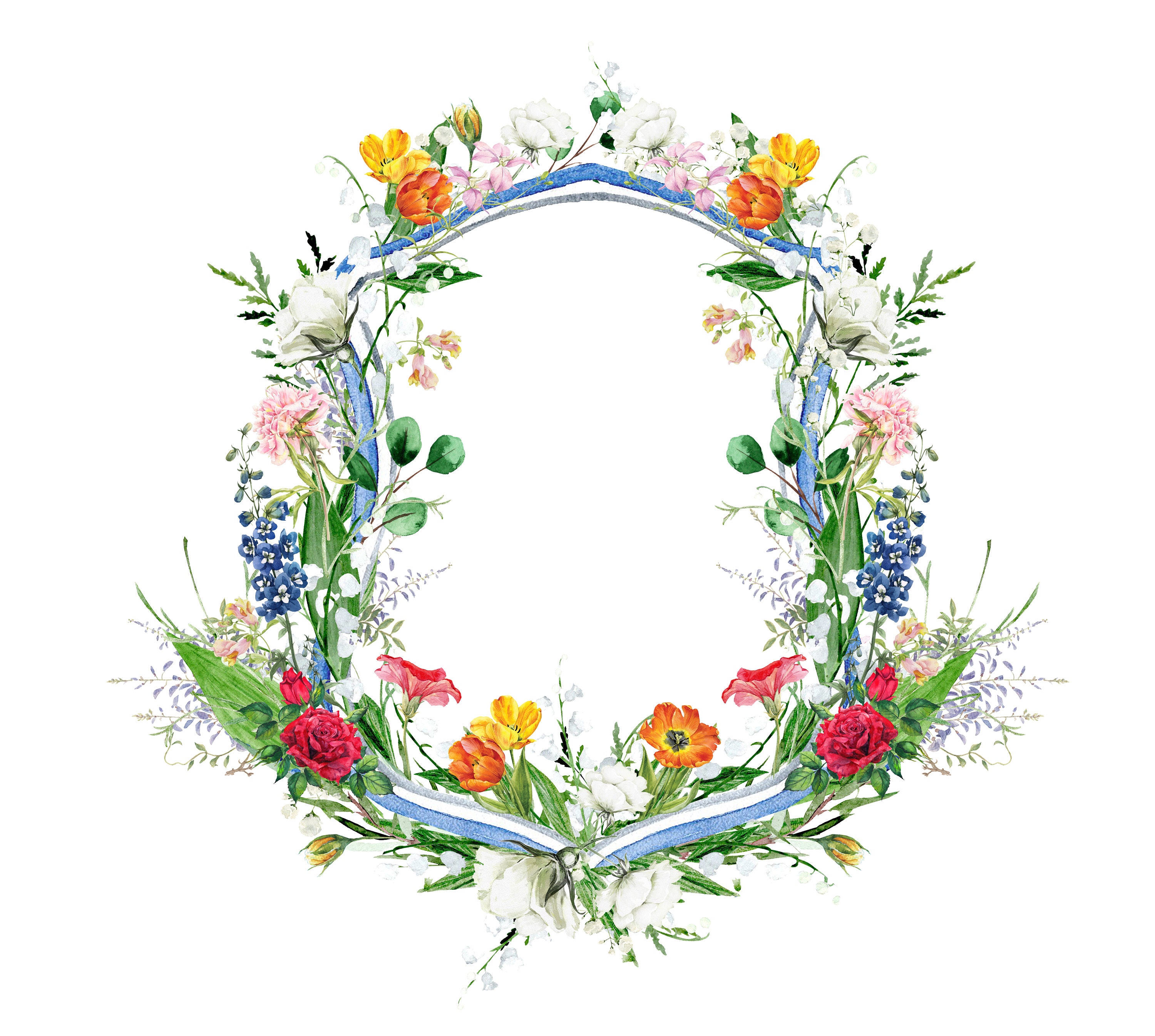 Wedding Crest I Watercolor Crest I Handmade Crest - Etsy