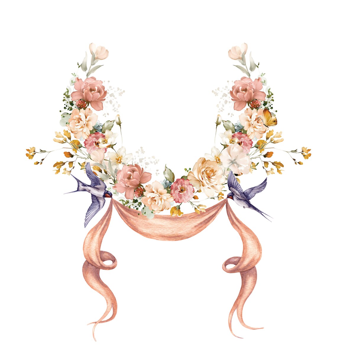 Wedding Crest I Watercolor Crest I Handmade Crest I Digital Wedding ...