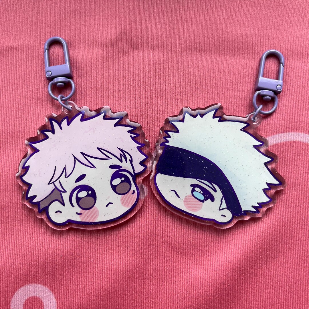 Anime Chibi Curse Acrylic Charms - Etsy
