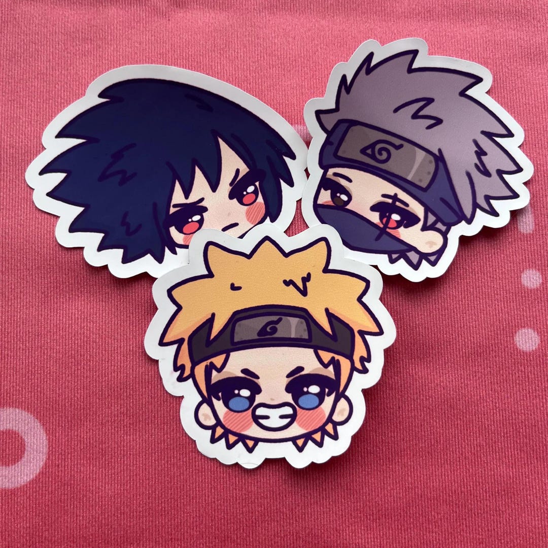 Anime Chibi Ninja Sticker Pack - Etsy
