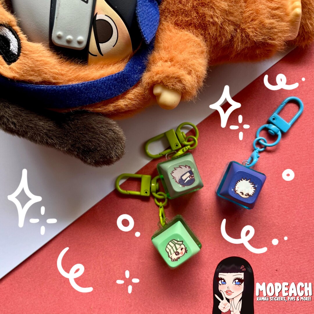 Anime Sensei Keyboard Keychains - Etsy Australia