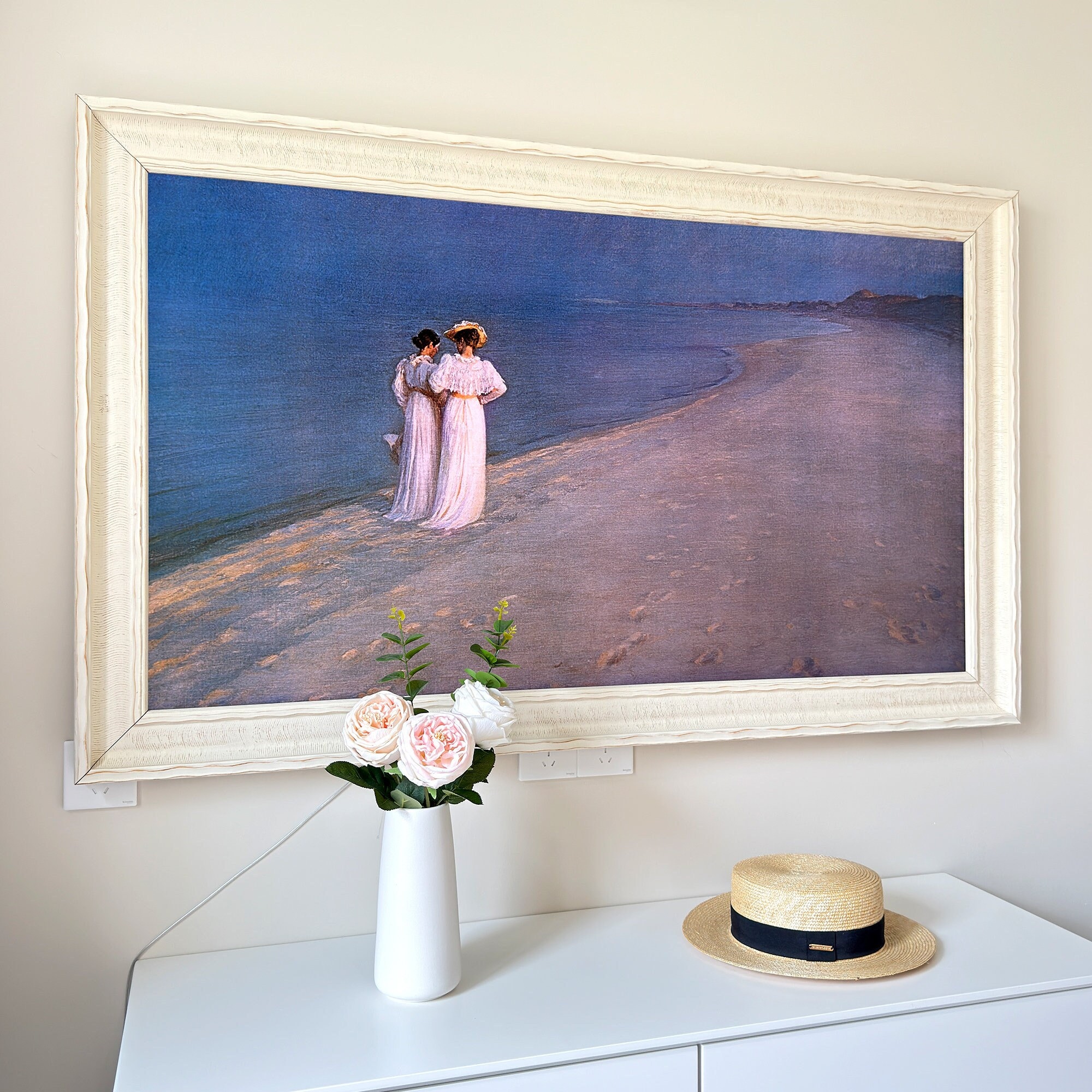 Samsung Frame Tv Bezel, Custom Brand Tv Frame,frame-tv Frames, Handmade ...