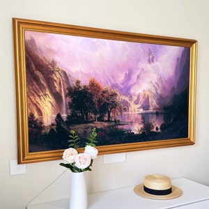 Samsung Frame Tv Bezel, Custom Brand Tv Frame, Wooden Tv Frame, Frame ...