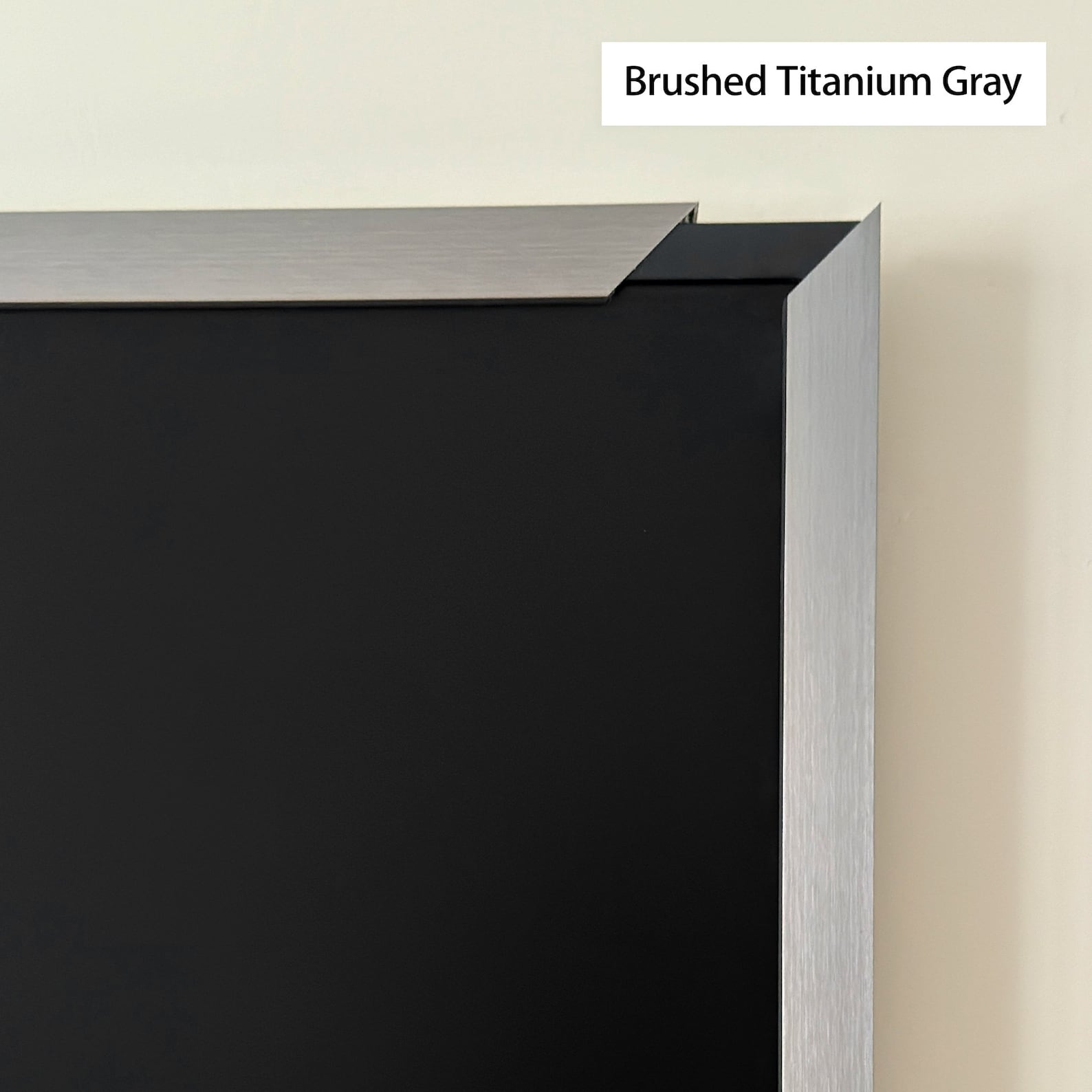 Samsung Frame TV Handmade Bezel , Brushed Titanium Gray TV Frame, Frame ...