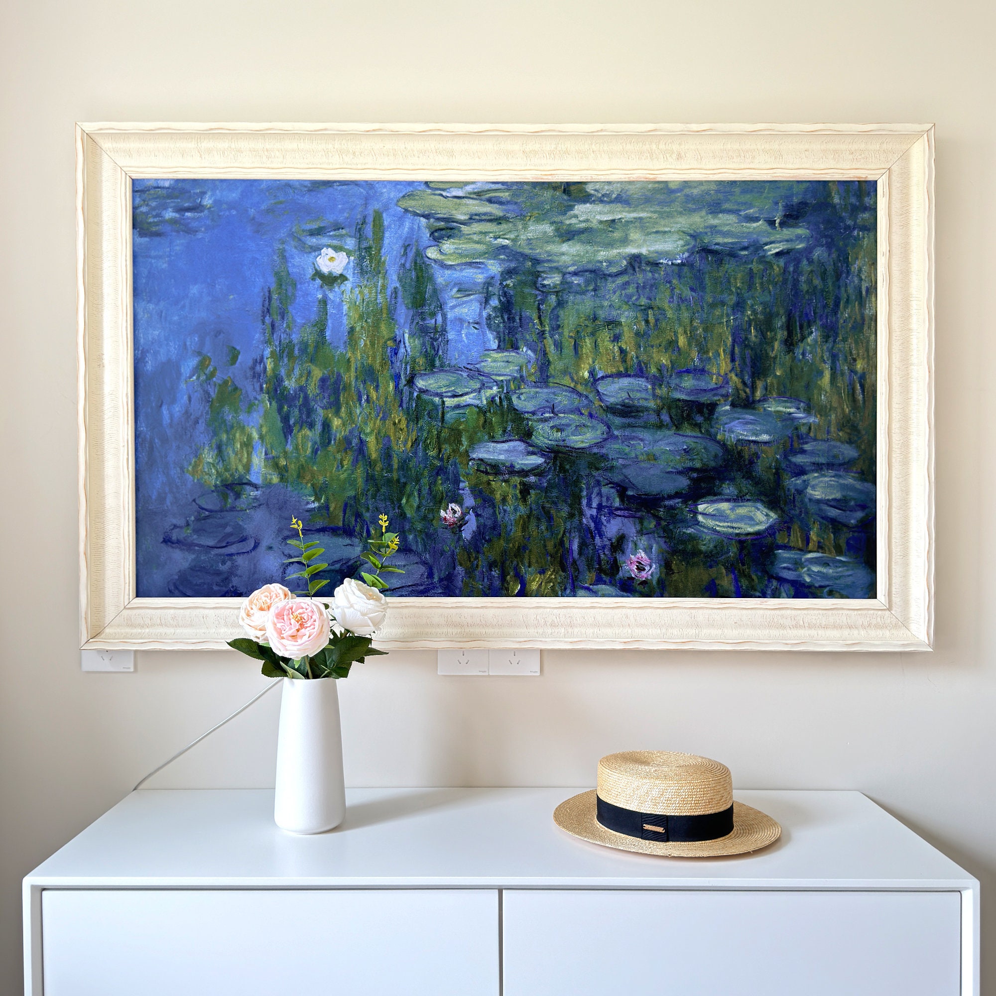 Samsung Frame Tv Bezel, Custom Brand Tv Frame,frame-tv Frames, Handmade ...