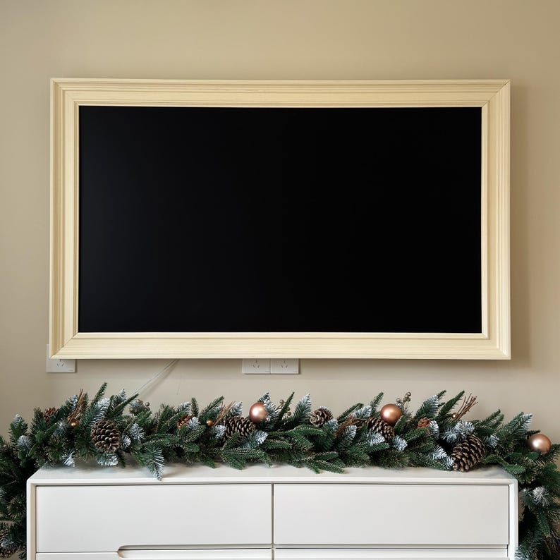 Samsung Frame Tv Frame,white Tv Frame,custom Brand Tv Frame,wooden Tv ...