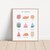 2D Shapes Poster, Geometric Shapes, Print, Educational Wall Art ...
