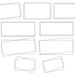 Double Frame SVG Bundle Double Vector Frame Pack PNG Geometric Border ...