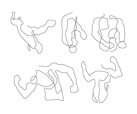 Man Body Line Art SVG Bundle Bodybuilder Gym PNG Abstract Art Clipart ...