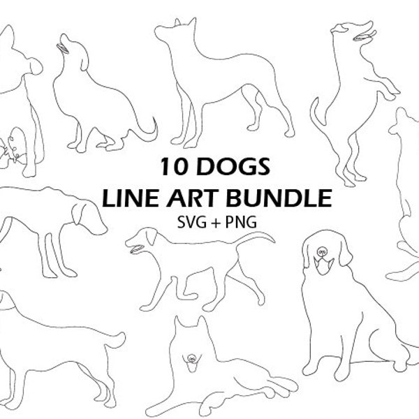 Simple Dog Art - Etsy