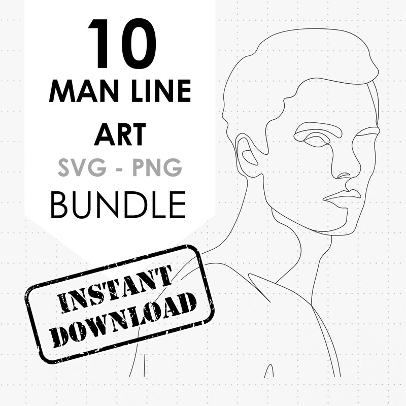 Abstract Male Figure - Etsy