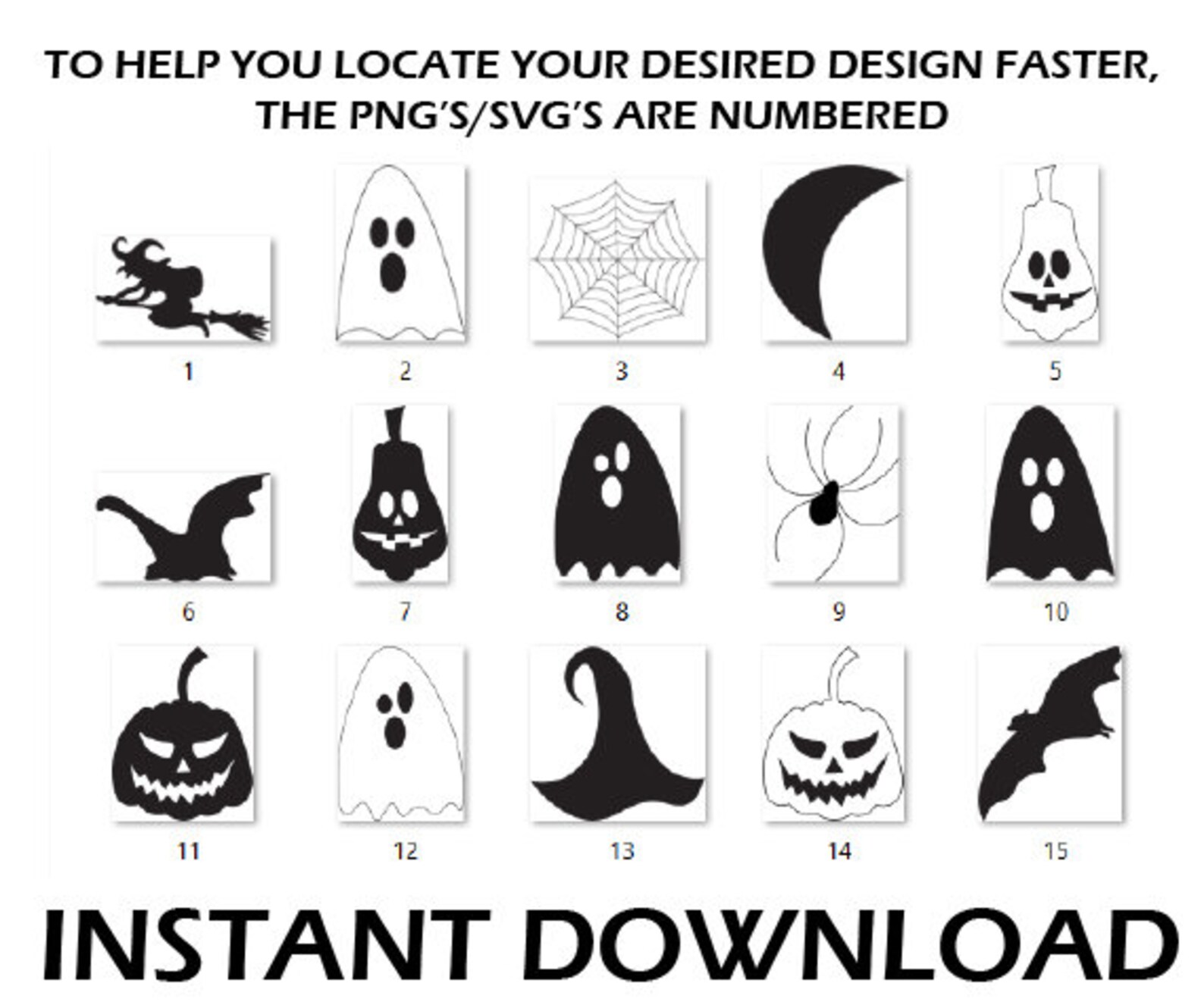 Halloween SVG Bundle Jack O Lantern for Halloween Merch SVG Witch Hat ...