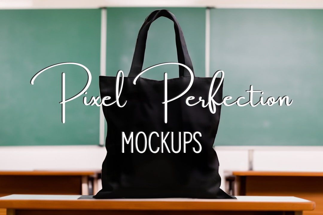 Teacher Black Tote Mockup Classroom Mockup School Mockup - Etsy