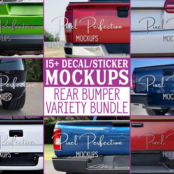 Car Decal Mockup - Etsy