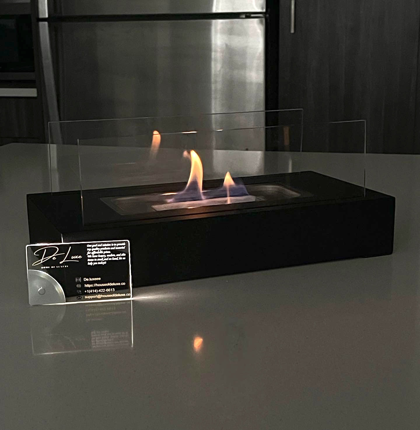 Luxury Table Top Fireplace - Etsy