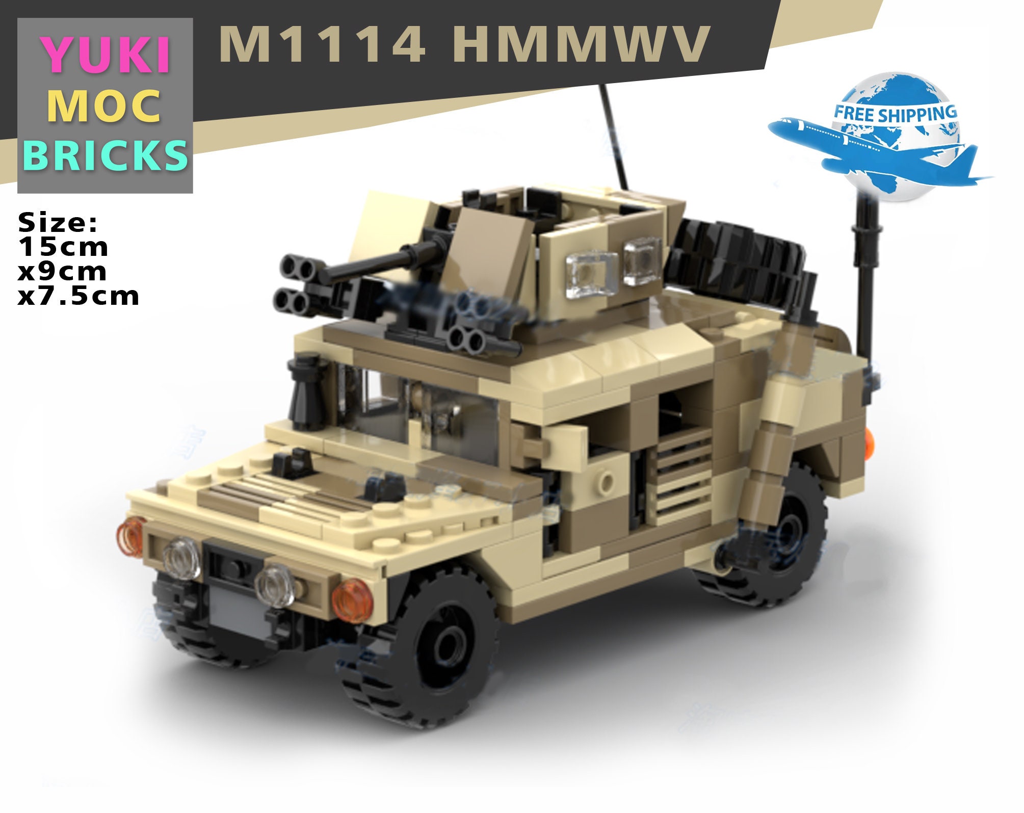 LEGO MOC HUMVEE SPECIAL OPERATIONS Delta Diorama Taliban, 43% OFF