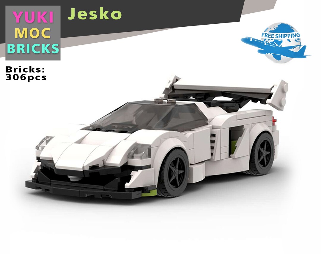 MOC Jesko Koenigsegg Building Bricks Car model 235 - Etsy