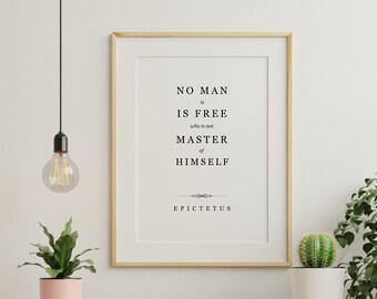 Stoic Wall Art Print - Etsy