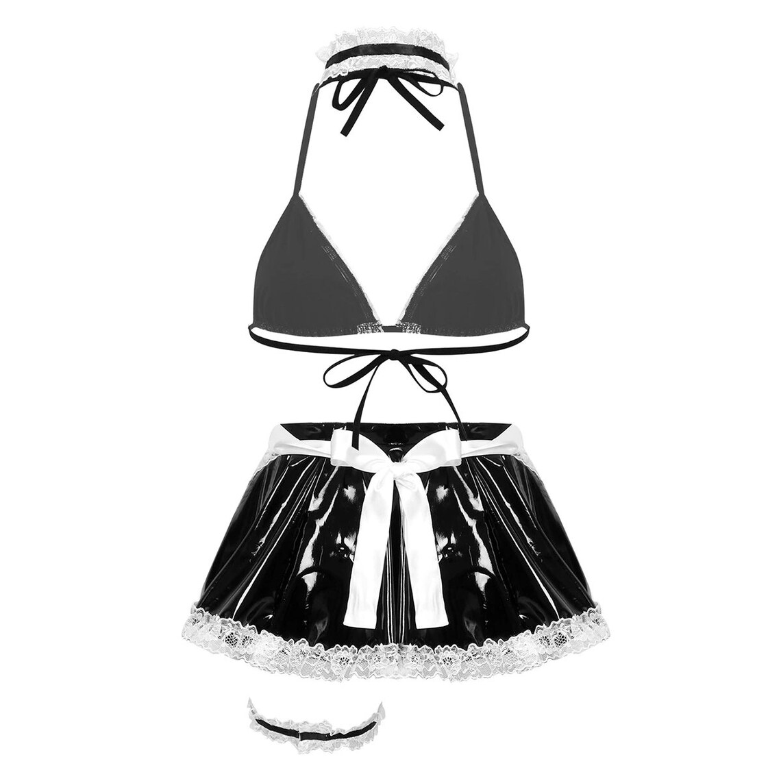 French Maid Costume Sexy Maid Apron Lingerie Maid Cosplay Uniform Etsy