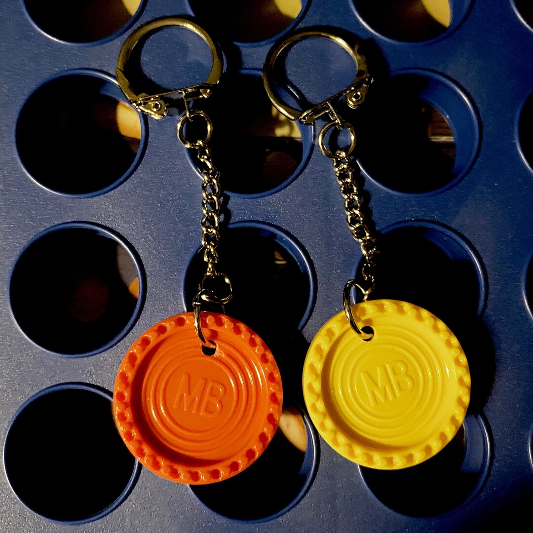 Original 1980's Connect Four Keyrings - Etsy