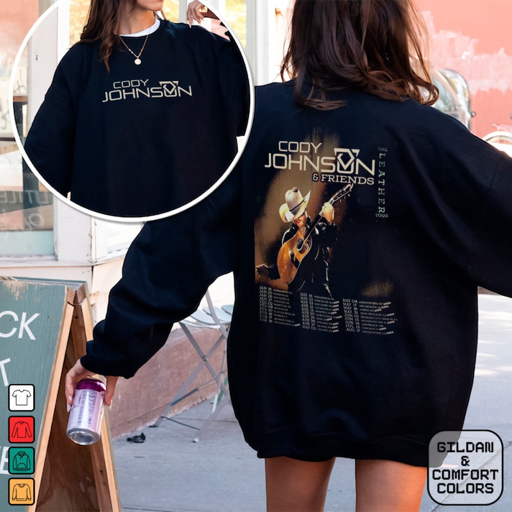 Cody Johnsonn The Leather Tour 2024 T-Shirt, Cody Johnsonn Concert 2024 ...