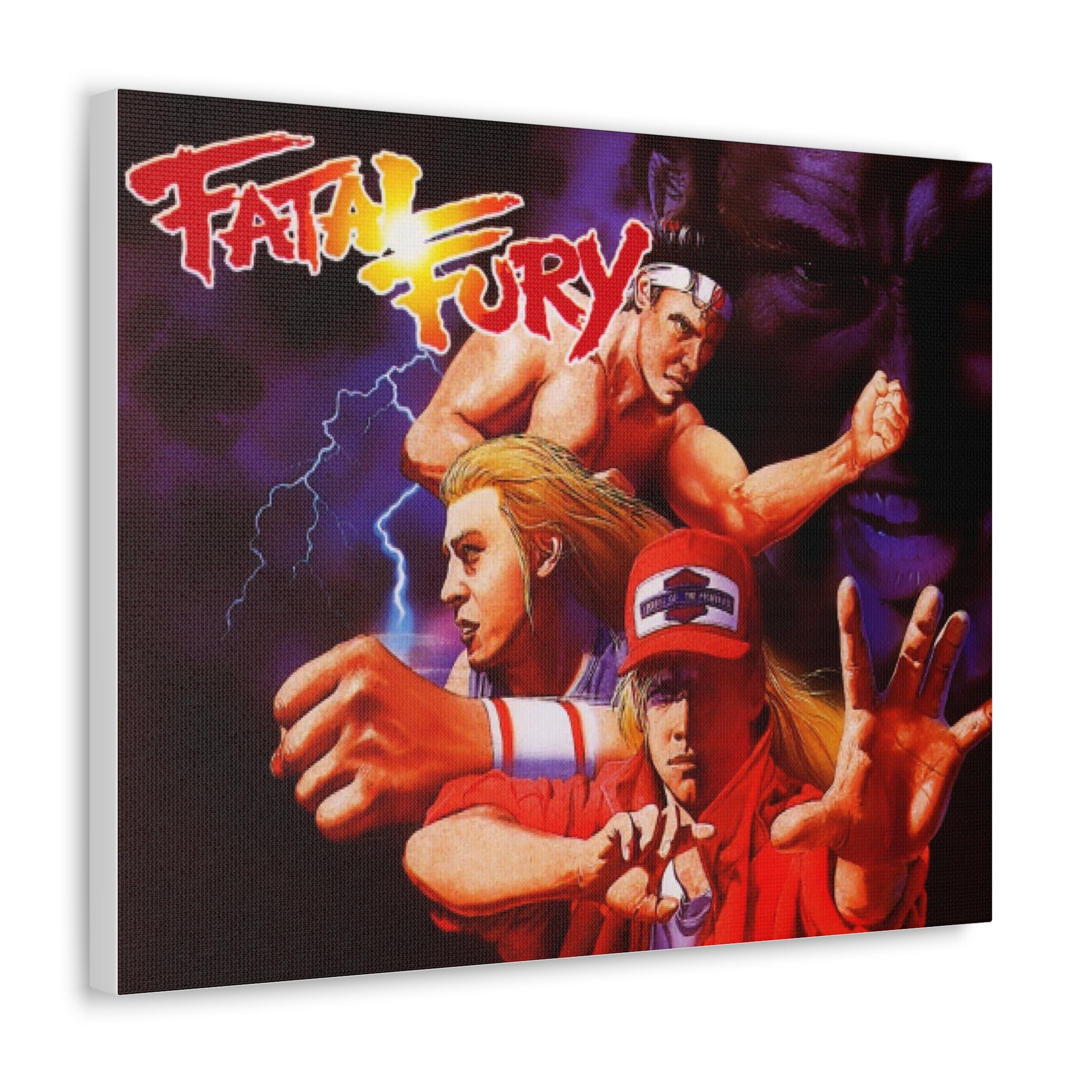 Fatal Fury SNES Box Cover Art Retro Style Wall Art Canvas 3x Sizes - Etsy