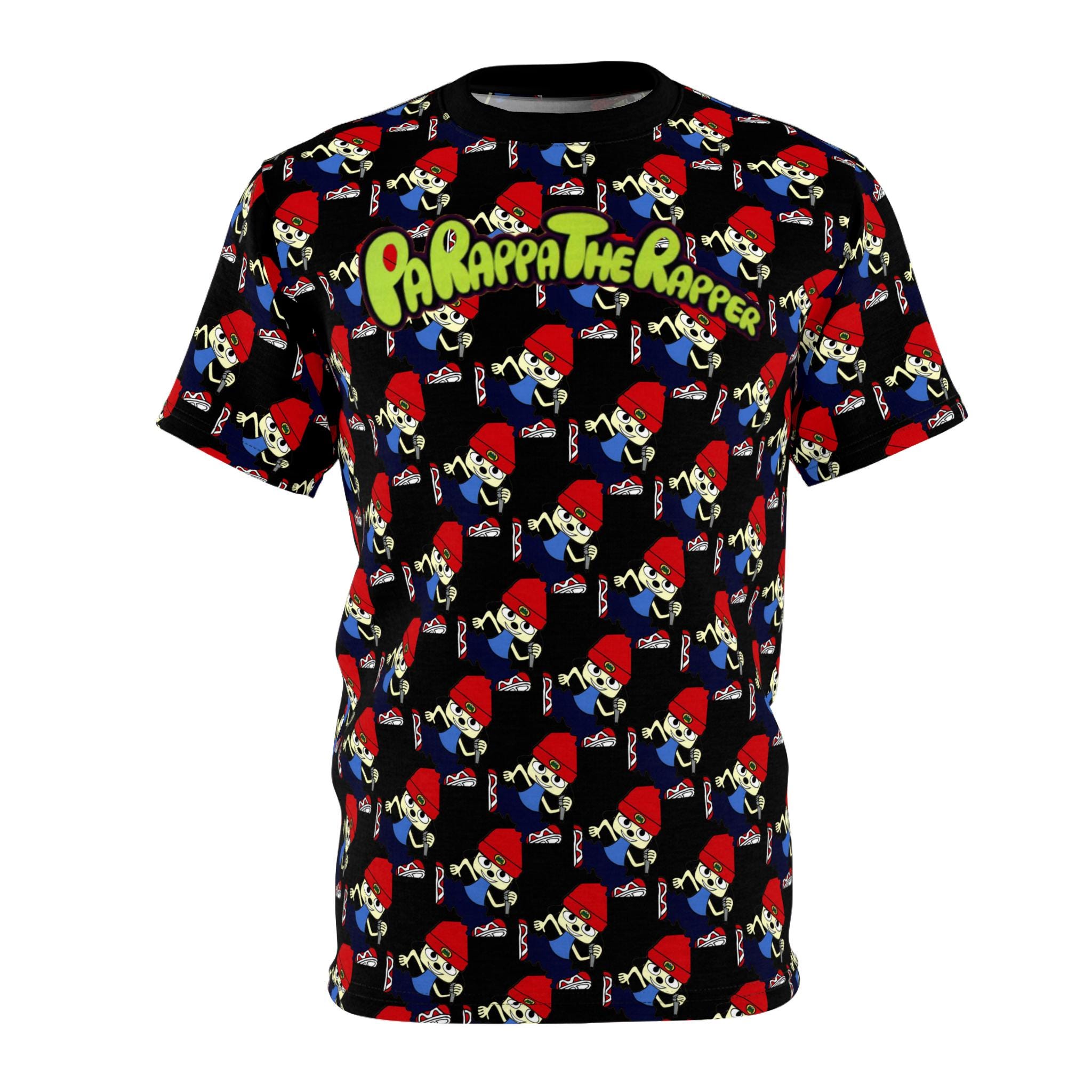 Parappa the Rapper PS1 All Over Print Retro Style Unisex Polyester Tee ...