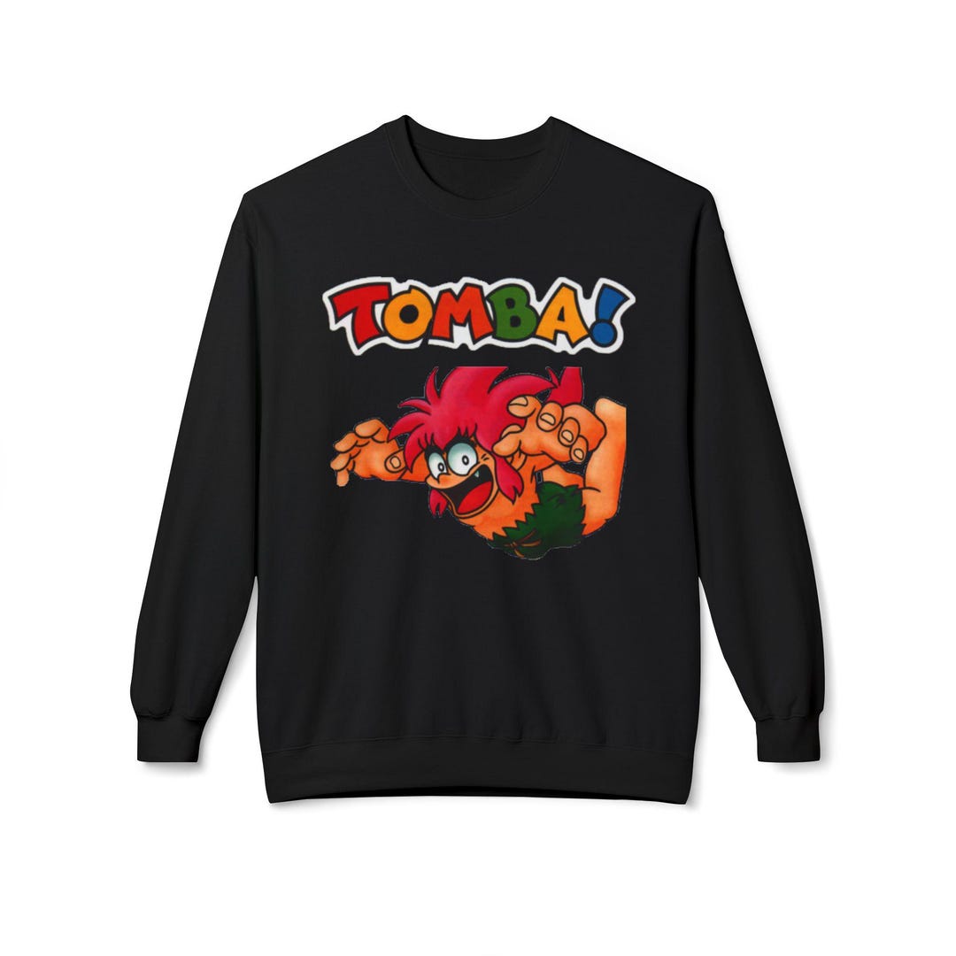 Tomba PS1 Retro Style Cover Art Unisex Midweight Softstyle Fleece ...