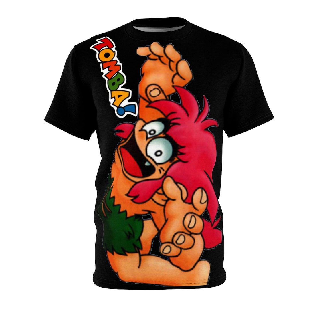 Tomba PS1 Large Graphic Cover Art Retro Style Unisex Polyester Tee - Etsy