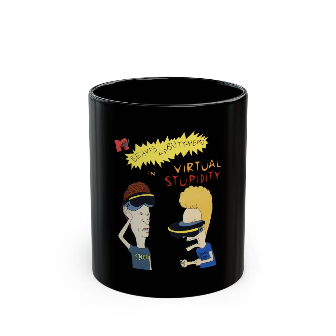 Beavis and Butt-head in Virtual Stupidity Cover Art Black Coffee and ...