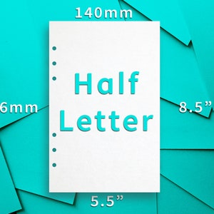 Half Letter PRINTABLE GTD Inbox Planner Insert PDF File - Etsy