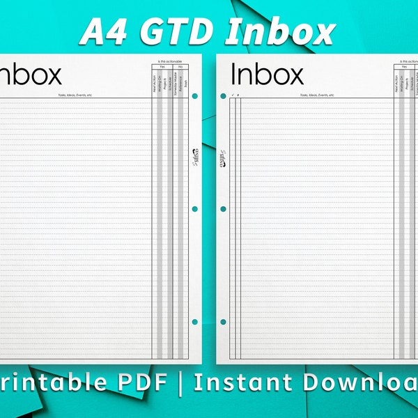 Inbox System Planner - Etsy
