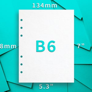 B6 PRINTABLE GTD Inbox Planner Insert PDF File - Etsy