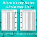 Micro Happy Notes GTD Inbox Printable Planner Insert PDF File - Etsy