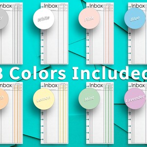 Skinny Happy Planner GTD Inbox Printable Planner Insert PDF File - Etsy