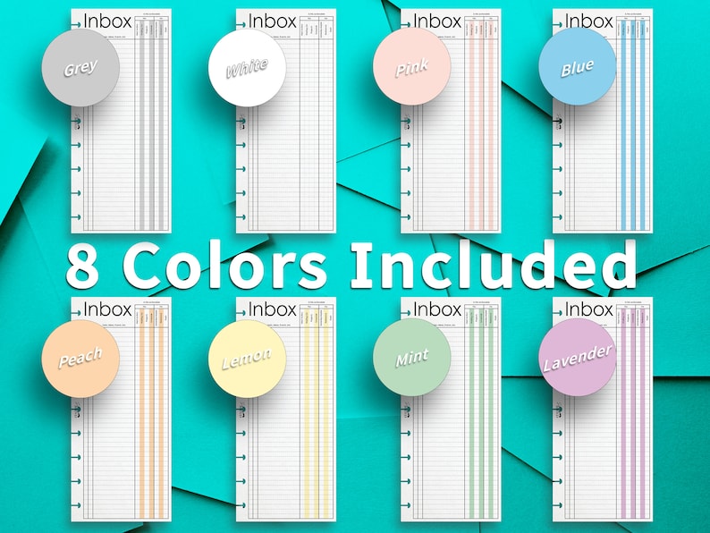 Skinny Happy Planner GTD Inbox Printable Planner Insert PDF File - Etsy