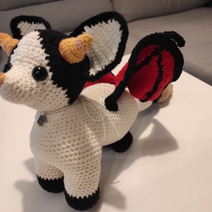 A Crocheted Bat Dragon Roblox Adopt Me Pets Mascot - Etsy