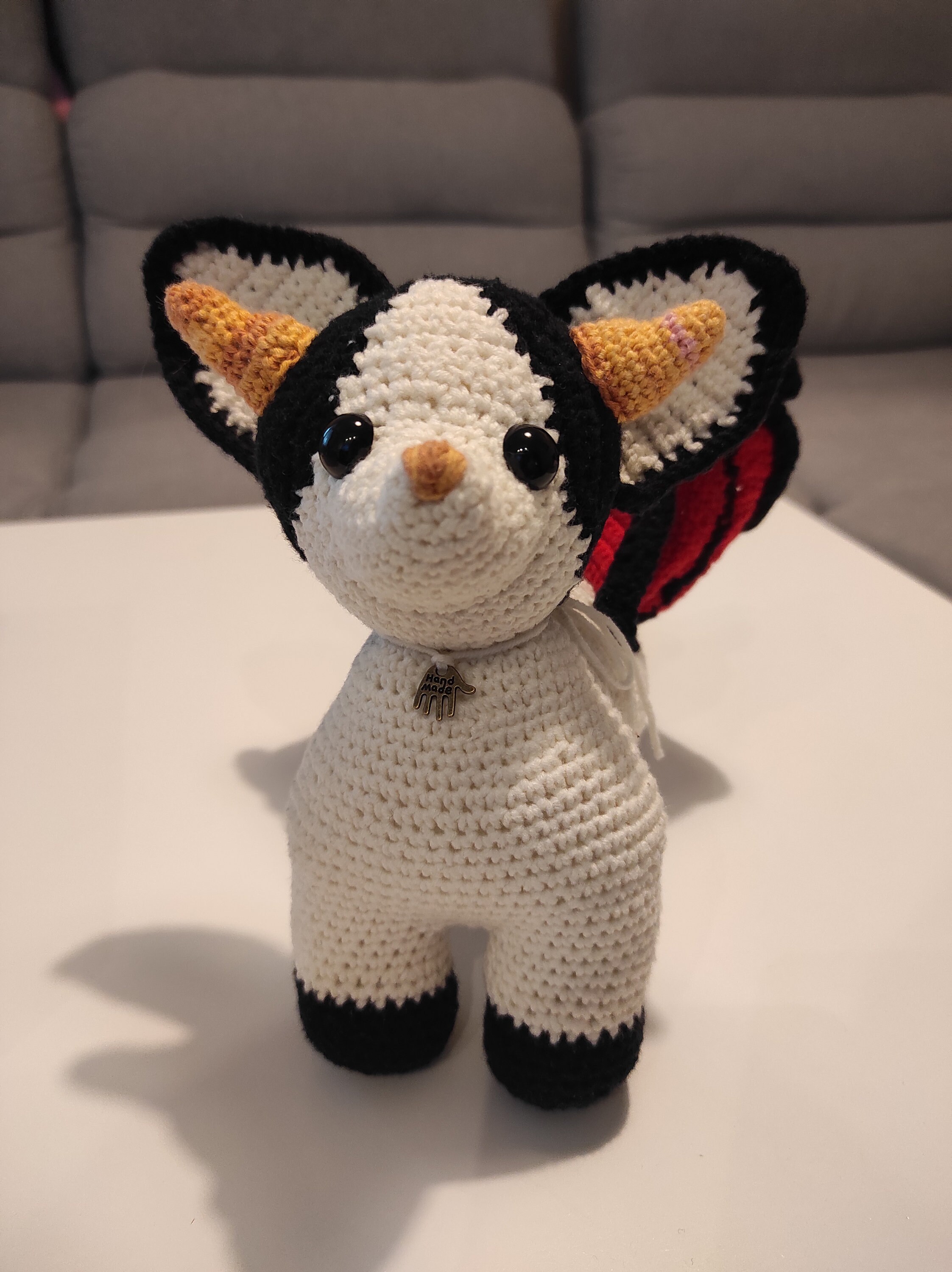 A Crocheted Bat Dragon Roblox Adopt Me Pets Mascot - Etsy