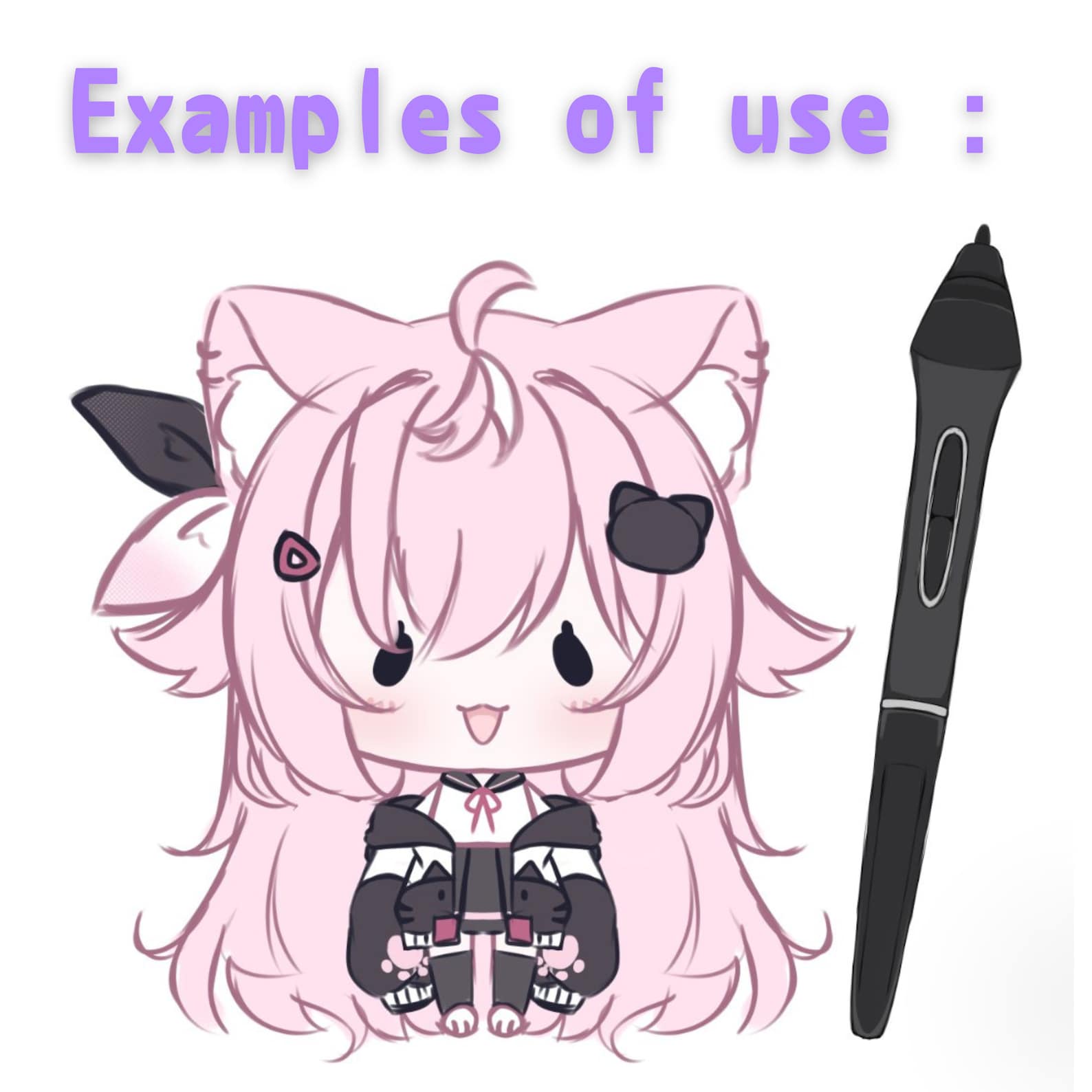 Chibi Live2d Base - Private Use for Vtuber Model Creation - Etsy