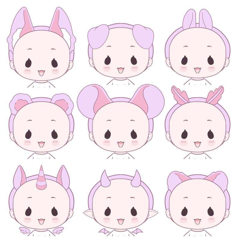 Chibi Live2d Base - Private Use ( Animal Pack Edition ) - Etsy