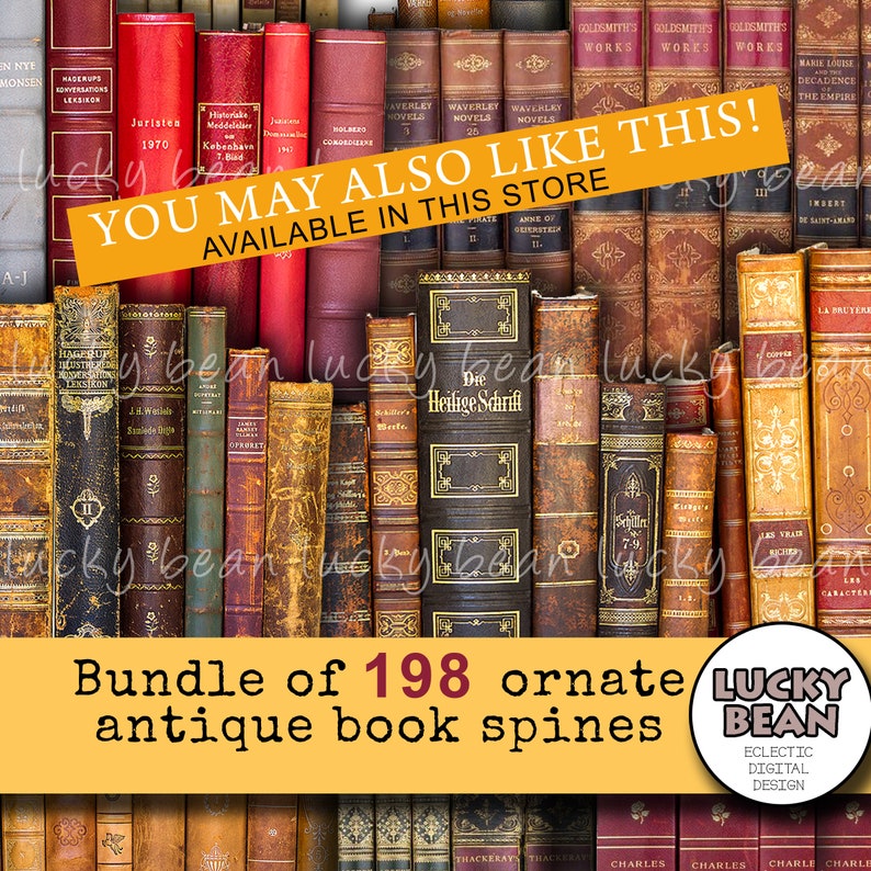 Antique Book Spines.ornate Book Cover.old Book,bookshelf Wallpaper.book Collage.miniature ...