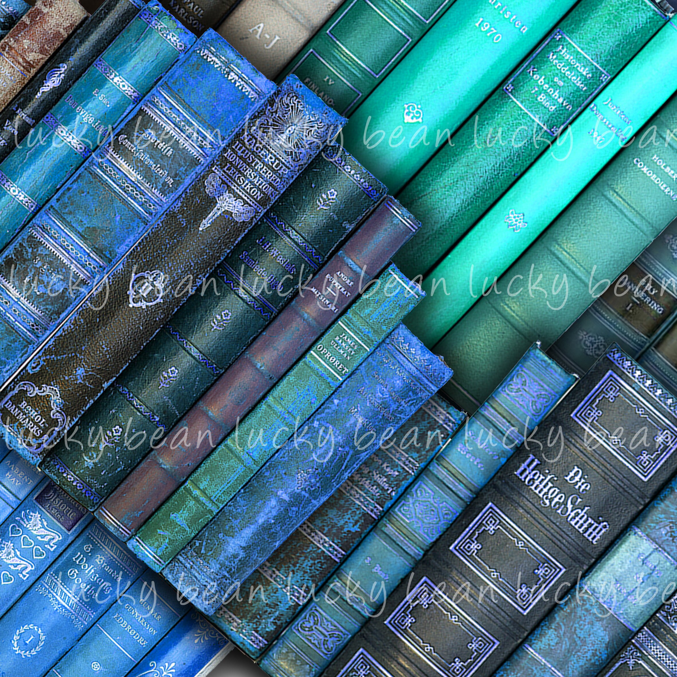 Antique Book Spines.ornate Vintage Books.old Fashion - Etsy