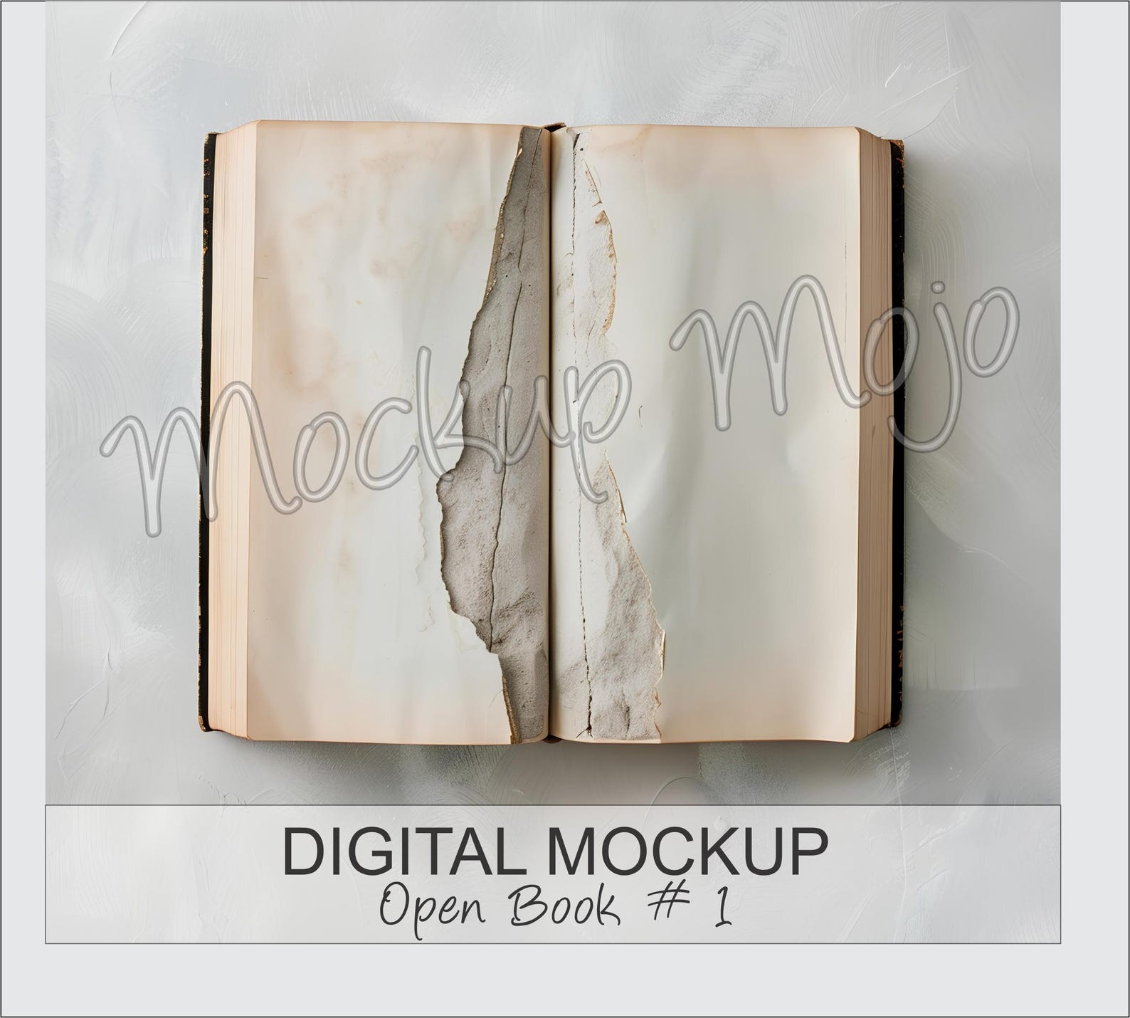 Open Book Mockup,vintage Paper Mock Up,parchment Mockup,antique Book ...