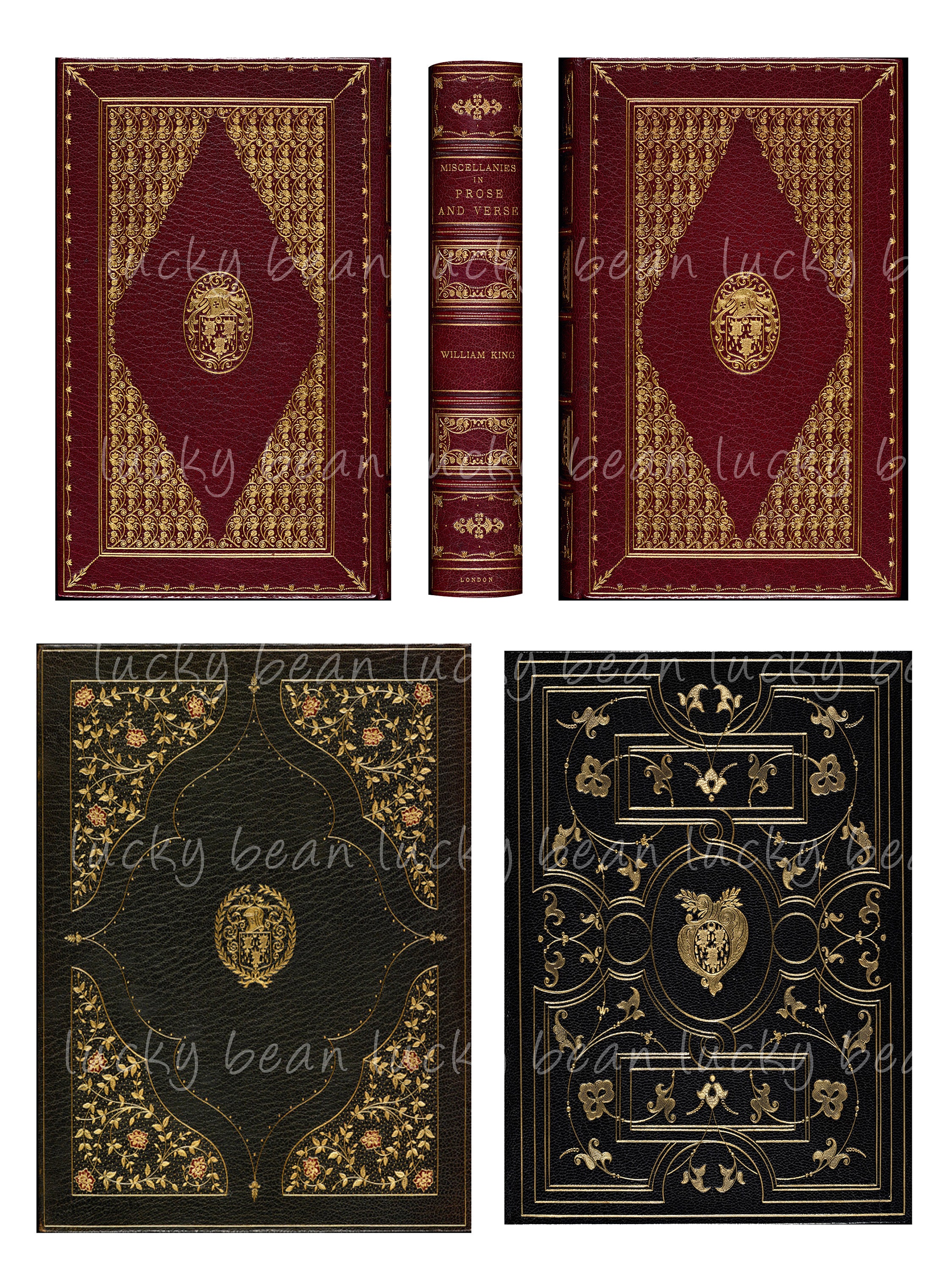 Antique Book Cover.book Spine.transparent Png Jpg.victorian Book Cover ...