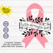 Breast Cancer Awareness Ribbon Svg. Cancer Survivor Vector Clipart ...
