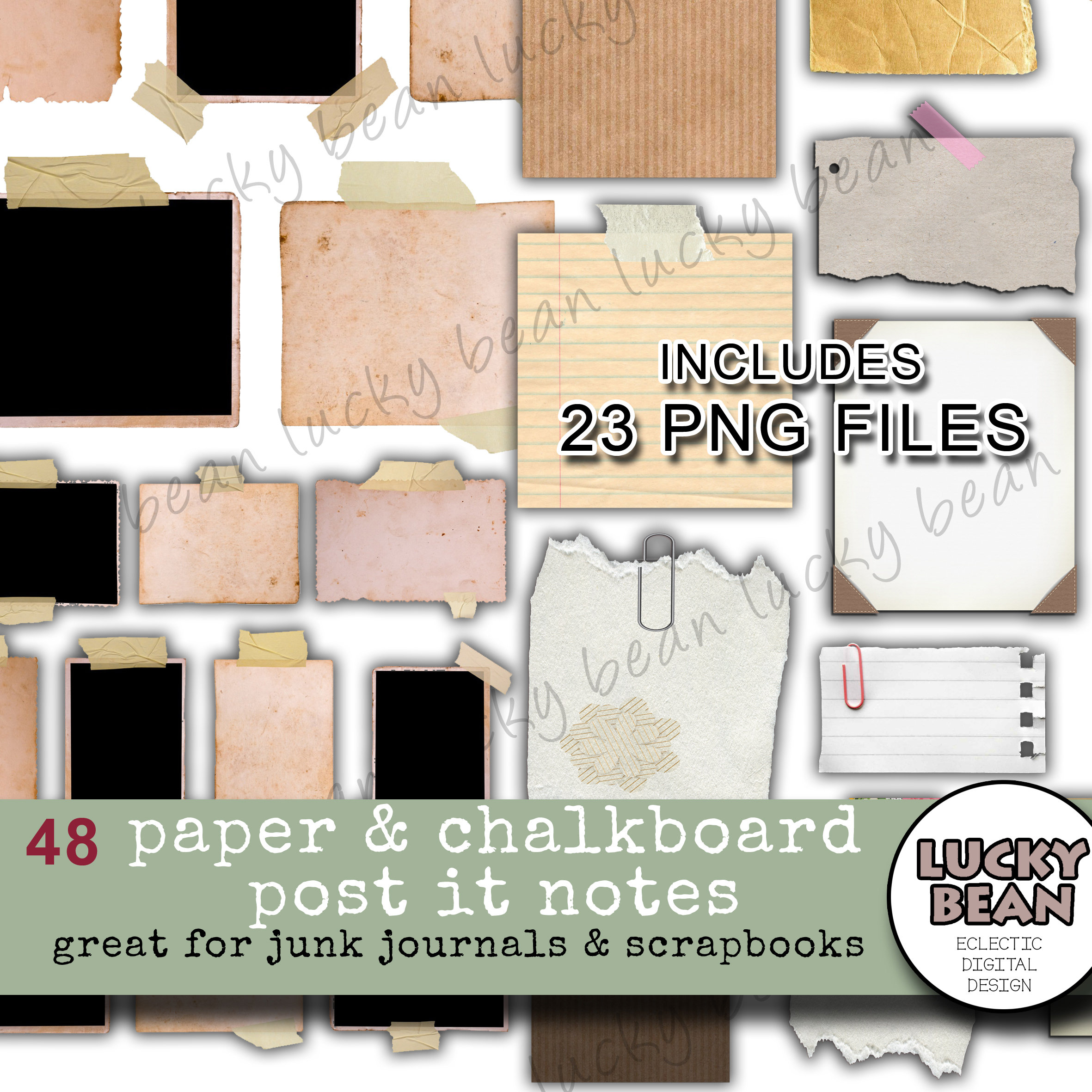 Blank Post It Notes.pin Board Paper.chalkboard Memo Paper.sticky Notes ...