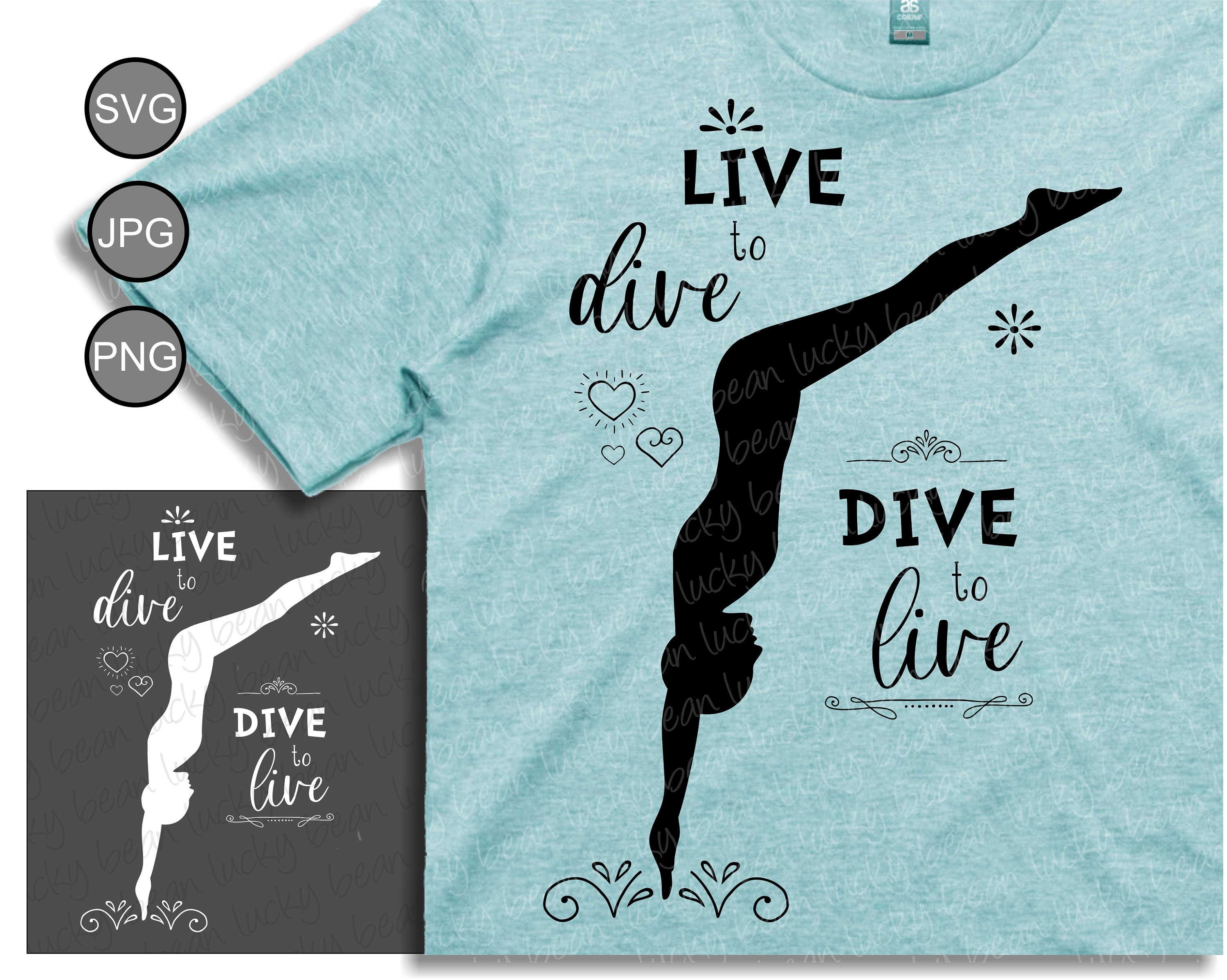 Diving Svg.diving Girl Clipart.cricut Cut File.high Board - Etsy